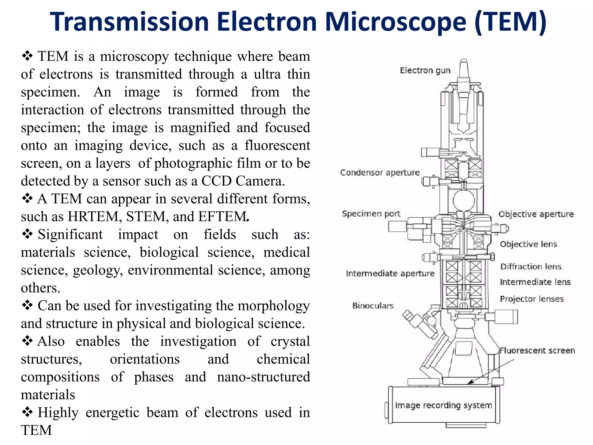 Transmission electron microscope (TEM) | PDF