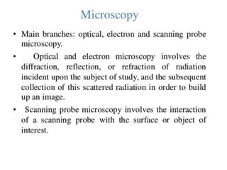Transmission electron microscopy | PPTX