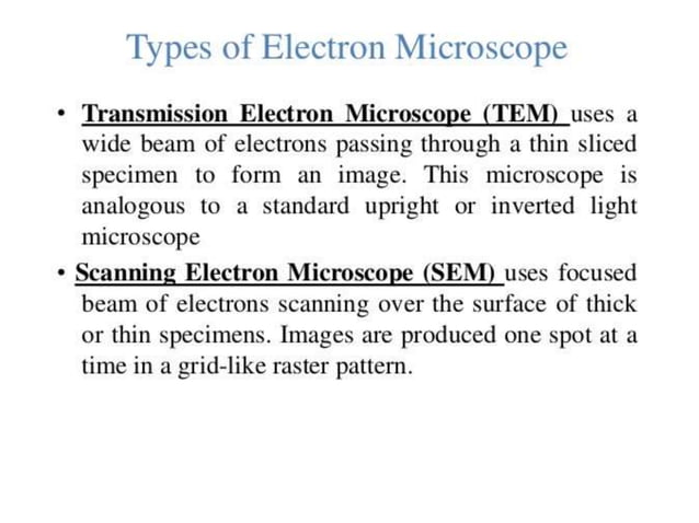 Transmission electron microscopy | PPTX