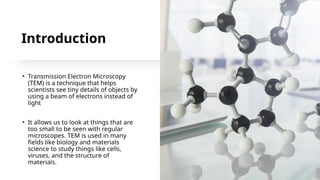 Transmission electron microscopy donload pptx | PPTX