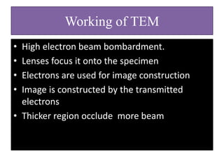Transmission electron microscopy (1) (1) | PPT