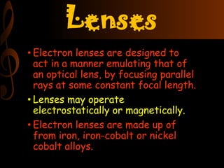 Transmission electron microscopy new | PPTX | Chemistry | Science