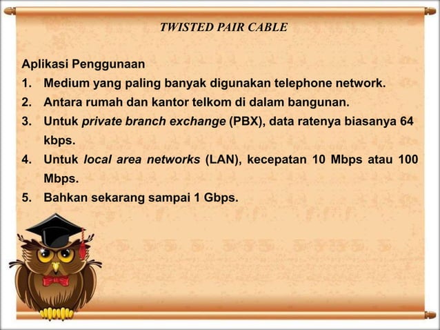Transmission impairmants dan media transmisi | PPTX