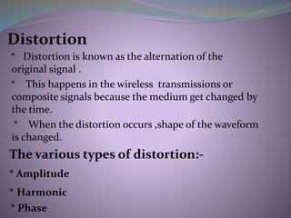 Transmission impairments(presentation) | PPTX | Computer Networking | Computing