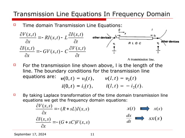 Transmission_line modelling and Analysis.ppt | Physics | Science