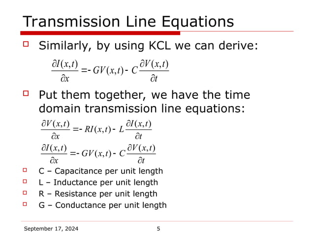 Transmission_line modelling and Analysis.ppt | Physics | Science