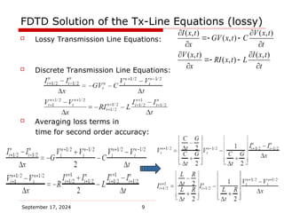 Transmission_line modelling and Analysis.ppt | Physics | Science