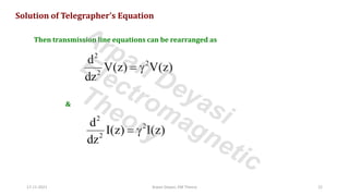 Telegrapher's Equation | PDF