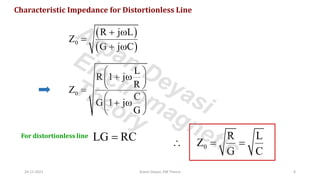 Impedance in transmission line | PDF