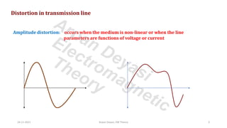Distortionless Transmission Line | PPT