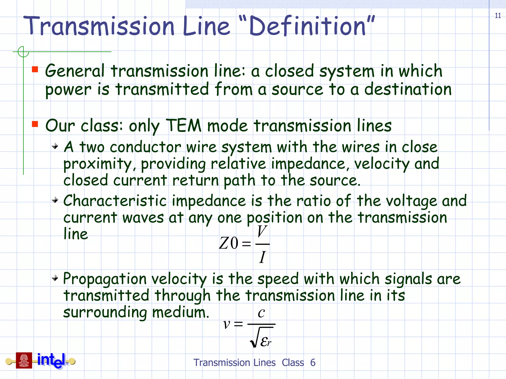 Transmission Line Basics | PPT