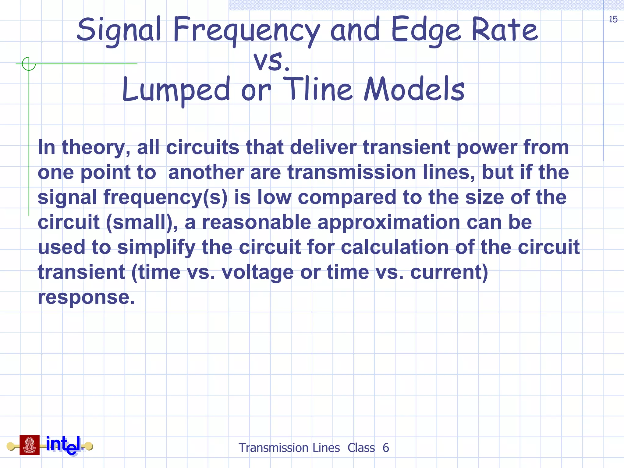 Transmission Line Basics | PPT