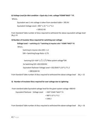 Transmission and distribution line design final | DOCX