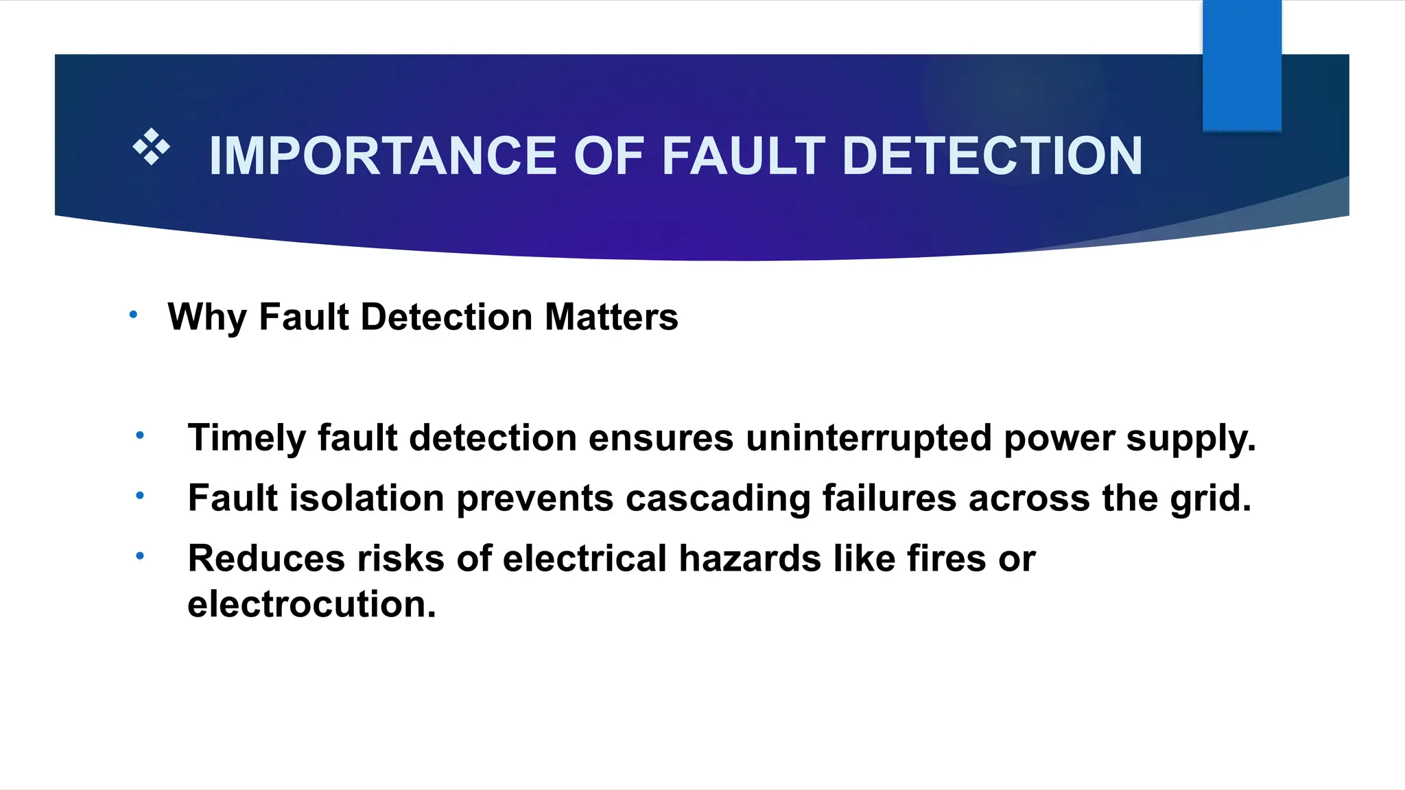 TRANSMISSION LINE Fault detection report | PPTX