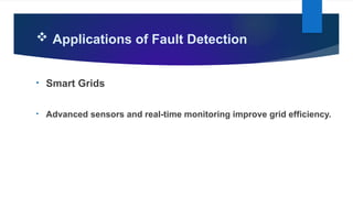 TRANSMISSION LINE Fault detection report | PPTX