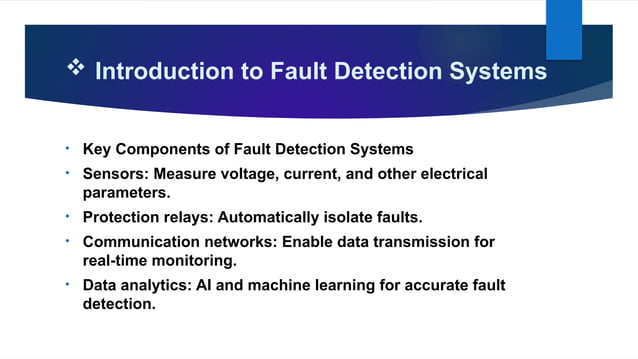 TRANSMISSION LINE Fault detection report | PPTX