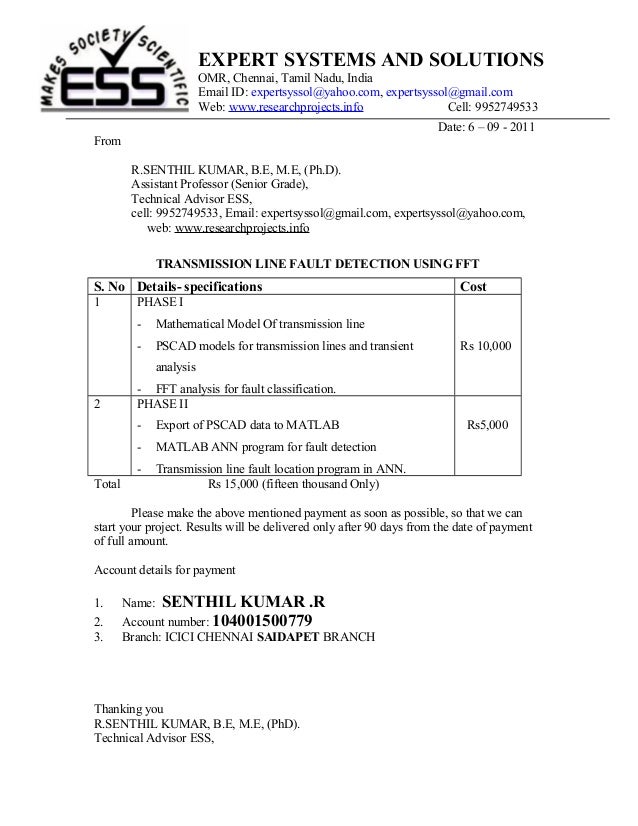 Transmission Line Fault Detection Using Fft