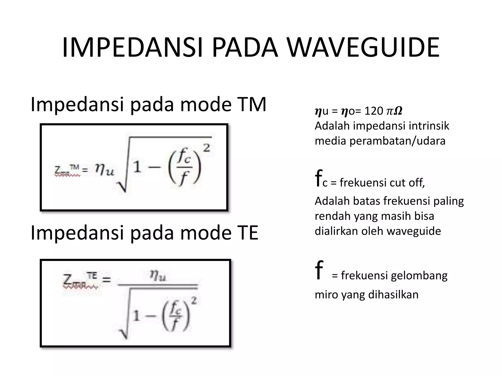 Transmission line waveguide | PPTX