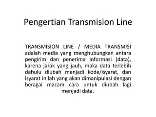 Transmission line waveguide | PPTX