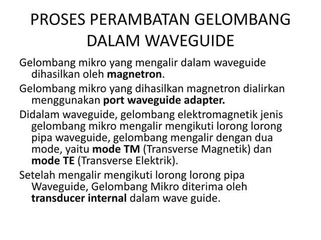 Transmission line waveguide | PPT