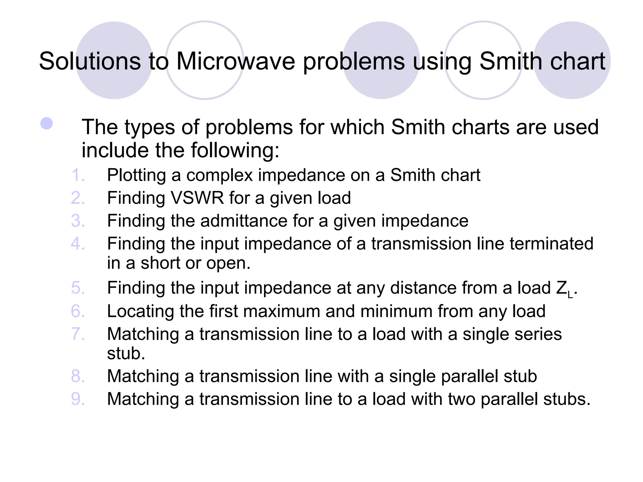 Smith chart introduction and applications of smith chart | PPTX