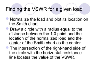Smith chart introduction and applications of smith chart | PPTX