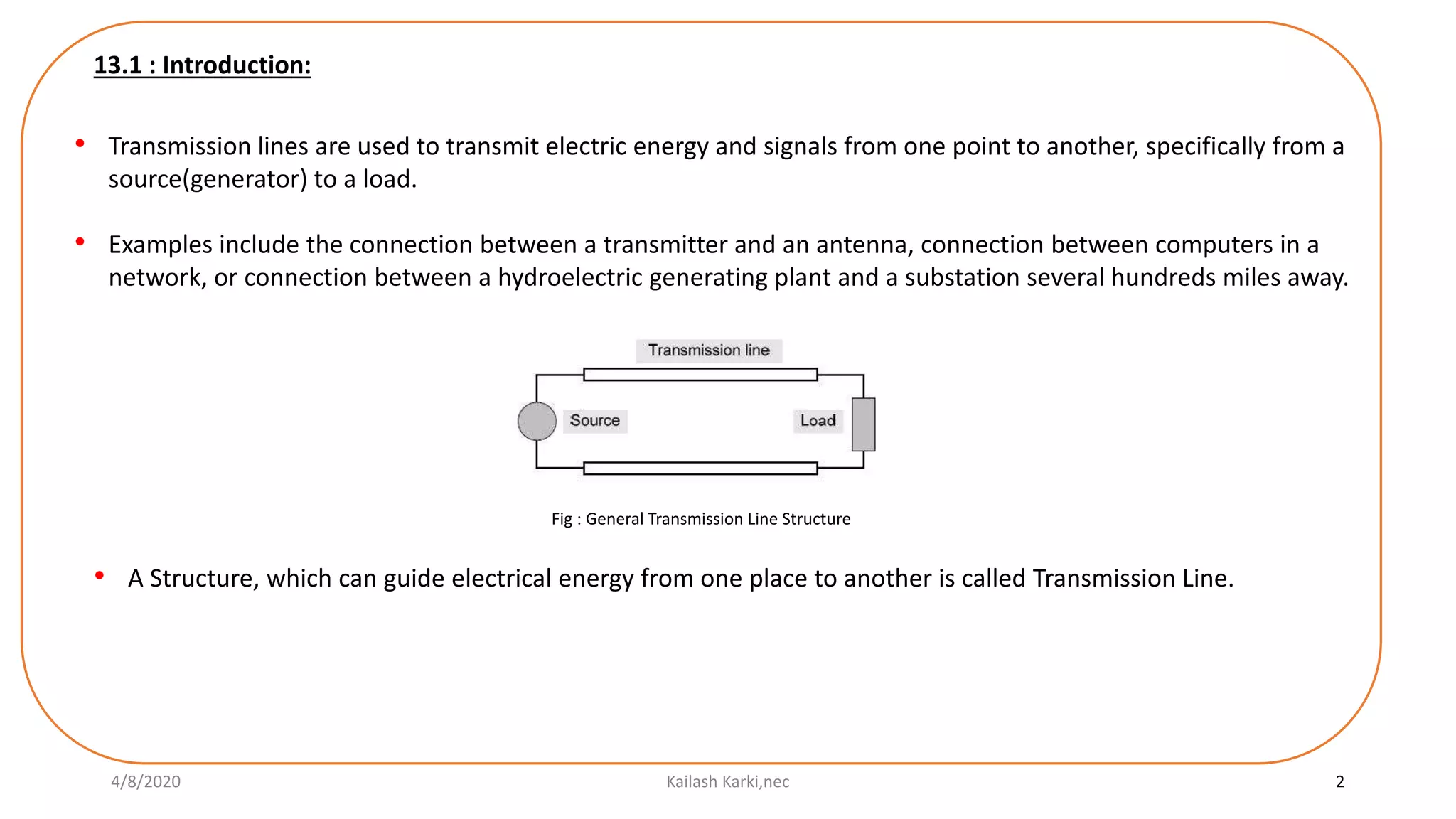 Transmission lines | PPTX