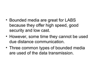 Transmission media | PPT | Computer Networking | Computing