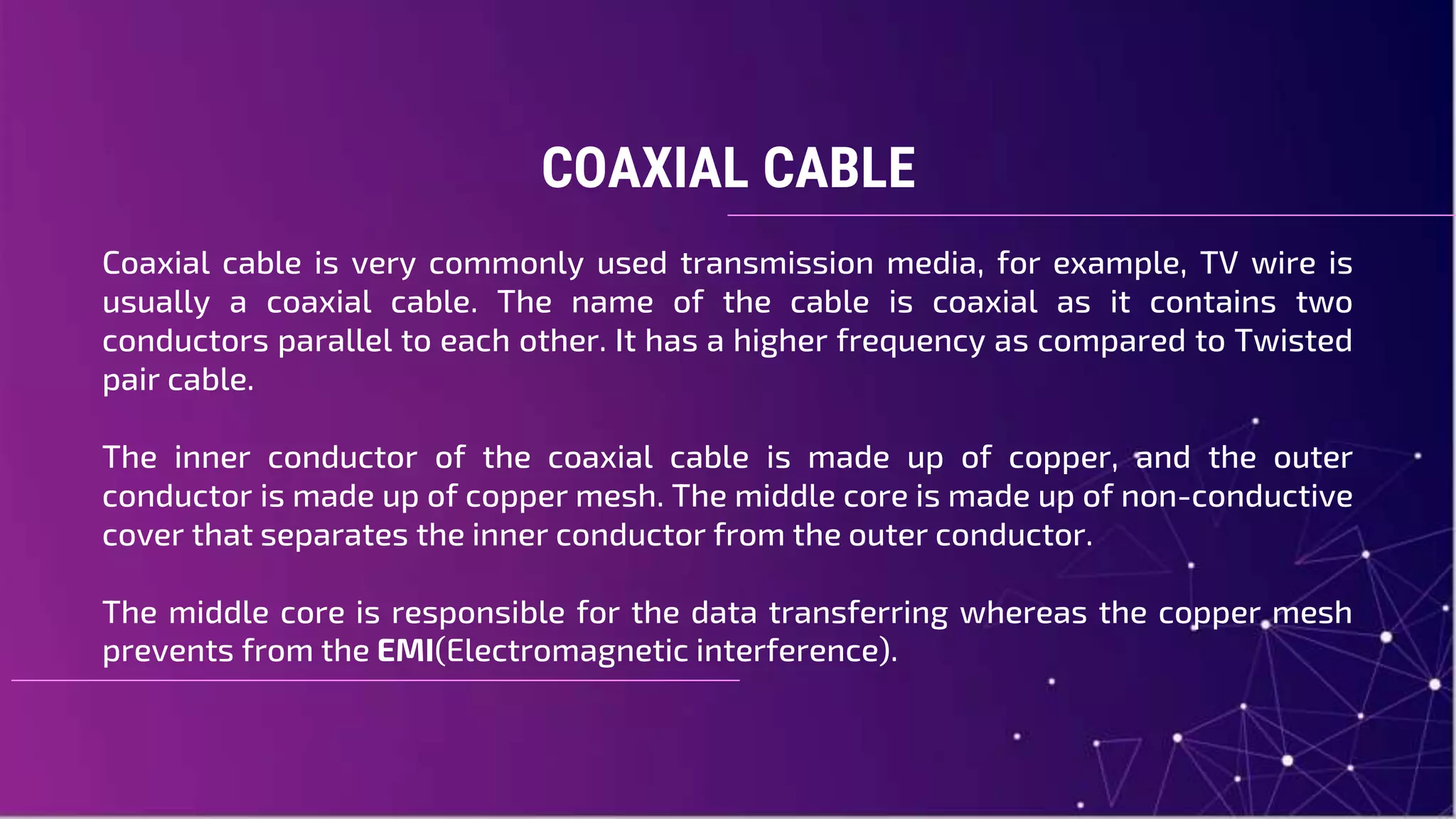 Transmission media | PPTX | Computer Networking | Computing