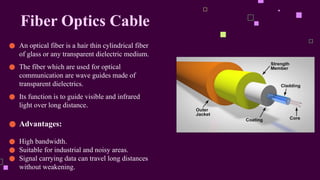 Transmission Media and it's types in brief | PPT
