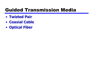 Transmission media ppt | PPTX