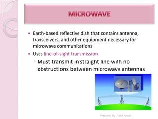 Transmission media presentation | PPTX