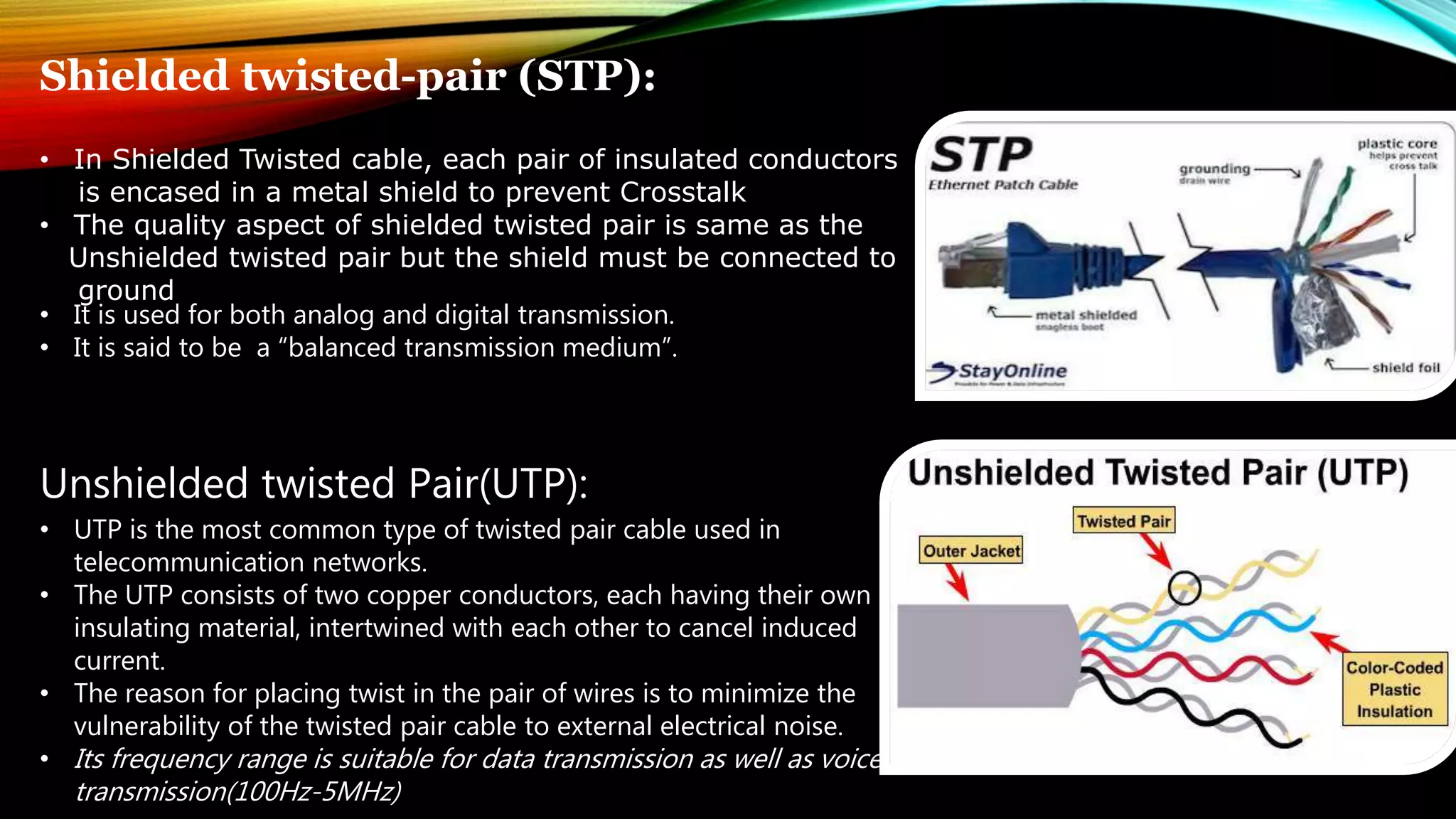 Transmission mediums in computer networks | PPTX | Computer Networking | Computing