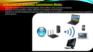 Transmission mediums in computer networks | PPTX