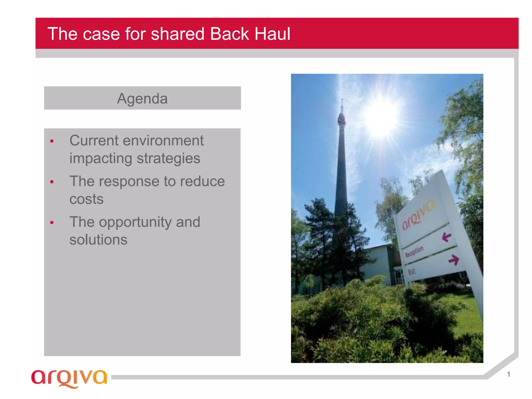 Transmission Network Strategies (Shared Backhaul) | PDF