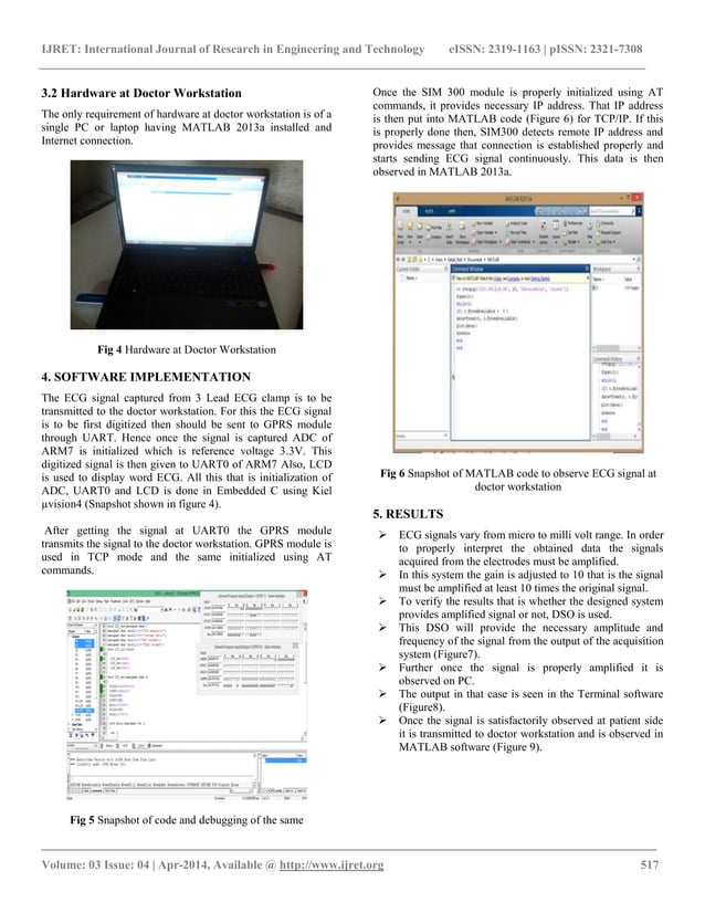 Transmission of arm based real time ecg for monitoring remotely located patient | PDF | Heart ...