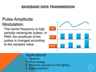 Transmission of digital signals | PPTX