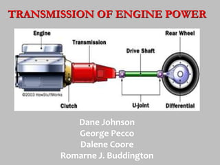 Transmission of engine power | PPTX