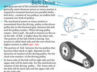 Transmission of motion and power | PPTX