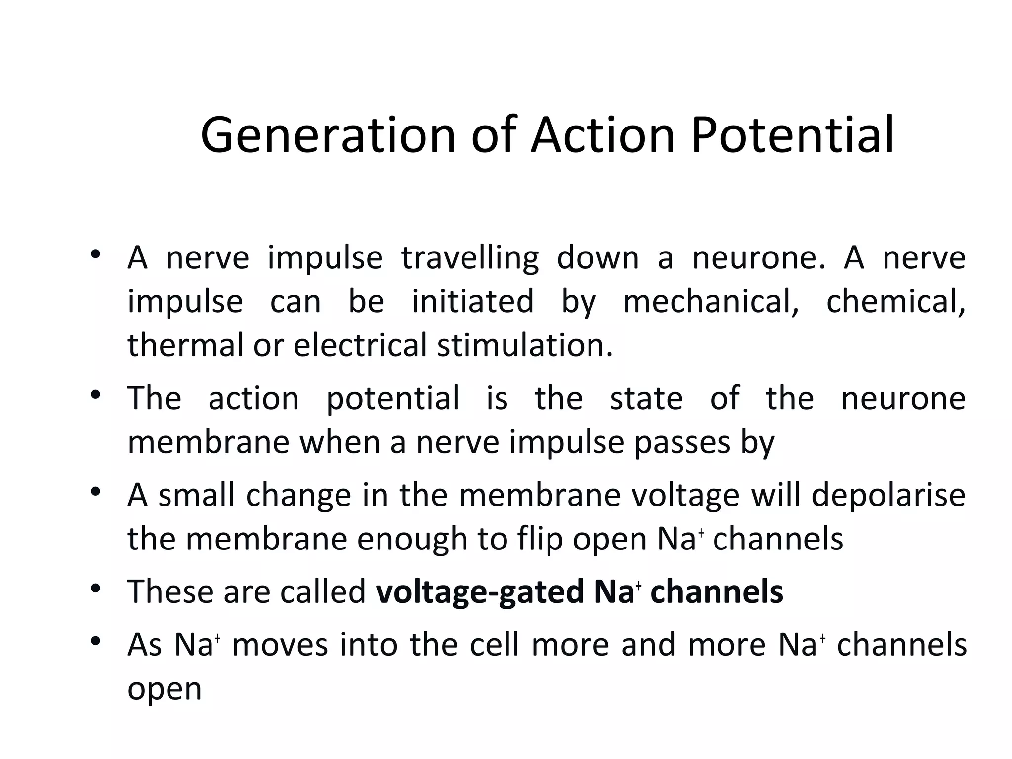 Transmission of nerve impulses | PPT