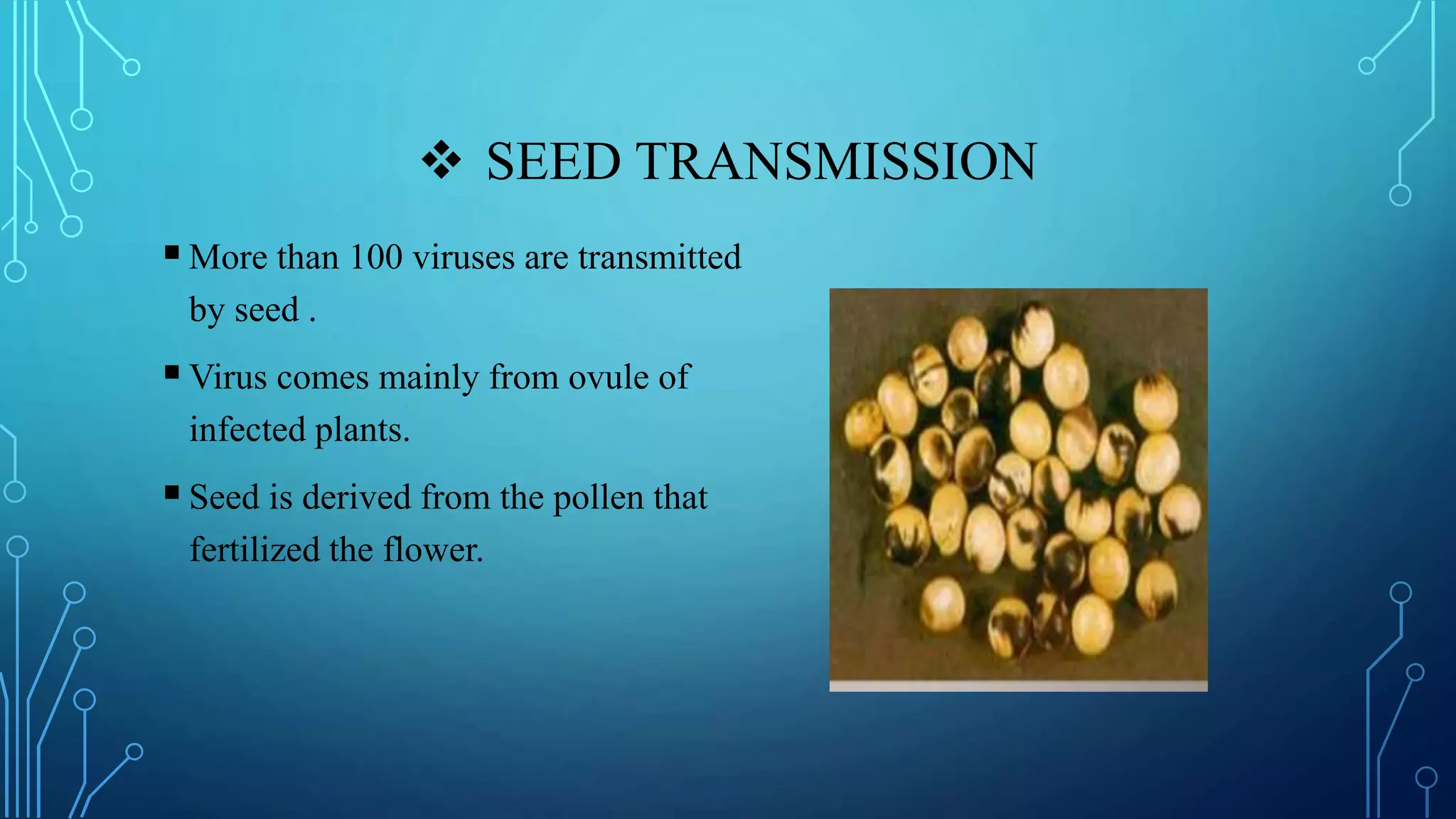 Transmission of plant viruses | PPTX