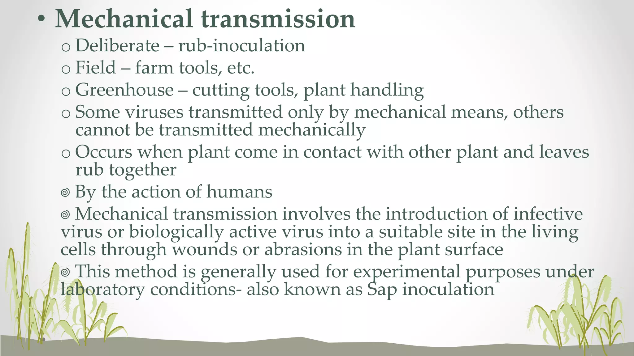 Transmission of viruses | PPTX