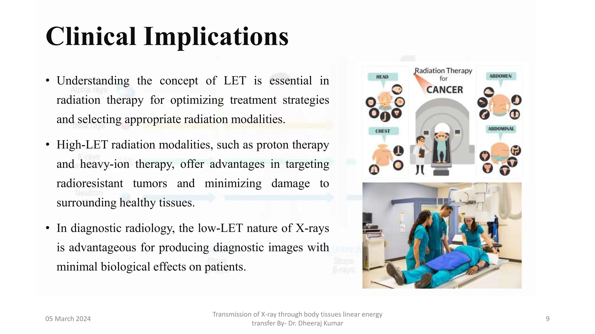 Transmission of X-ray through body tissues linear energy transfer..pptx
