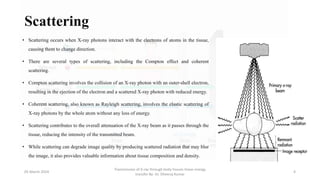 Transmission of X-ray through body tissues linear energy transfer..pptx