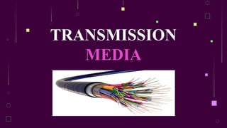 Transmission media and it's types in detail | PPTX