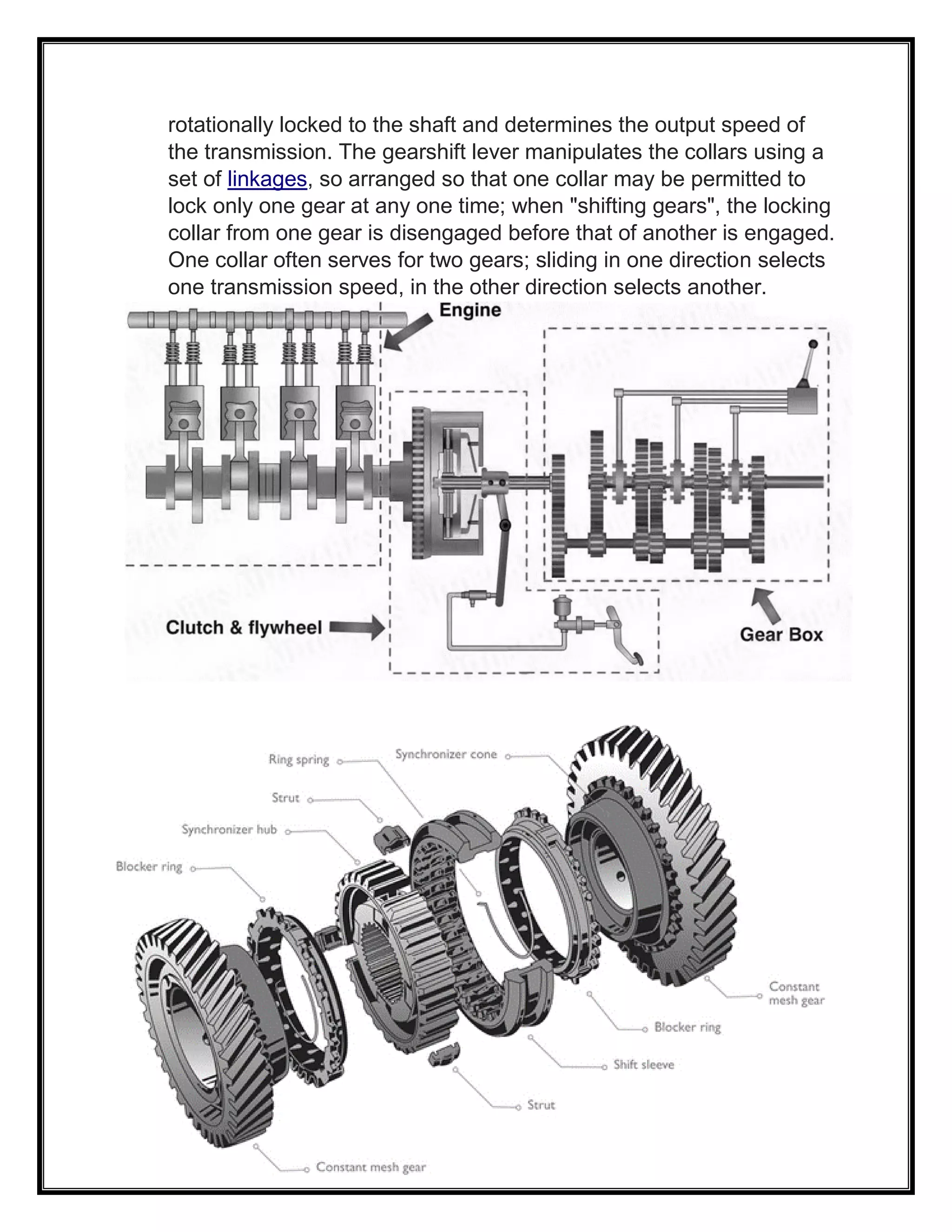 Transmission system | PDF | Auto Technology | Automotive