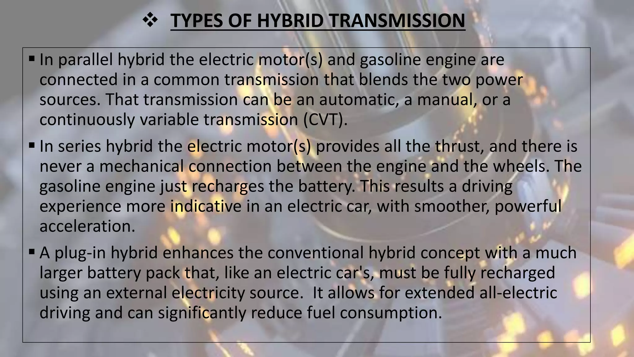 TRANSMISSION SYSTEM FOR HEV.pptx