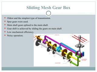 Transmission system in an automobile | PPT