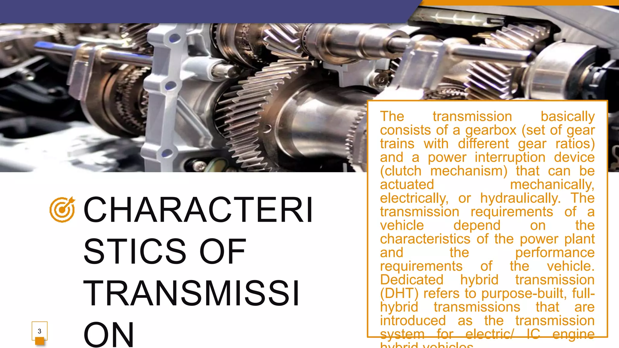 Transmission system of HEV | PPTX