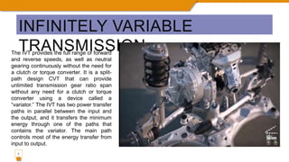 Transmission system of HEV | PPTX